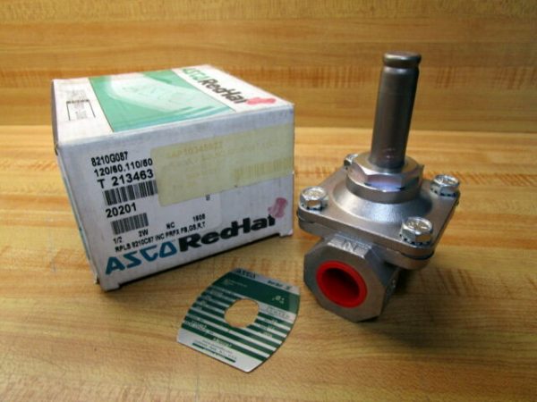 Válvula Solenoide 8210G087 Marca ASCO 2 vías de 1/2" NPT